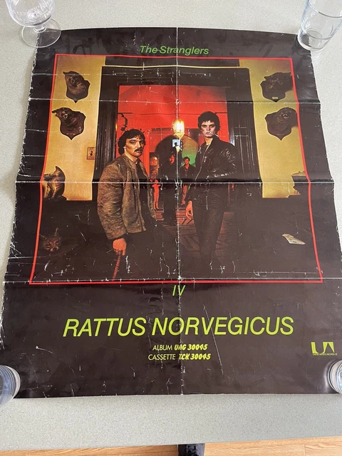 THE STRANGLERS rattus norvegicus original poster 1977 £92.00 - PicClick UK