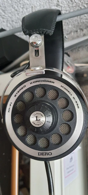 DERO MODELL D-550 HI-FI Stereo Kopfhörer Retro/ca.1979 Made in Japan ...