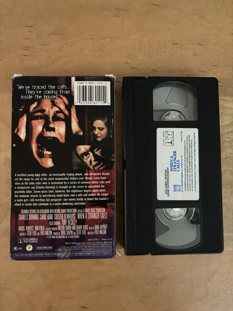 WHEN A STRANGER Calls VHS 1979 Columbia Pictures Classic Horror Carol ...