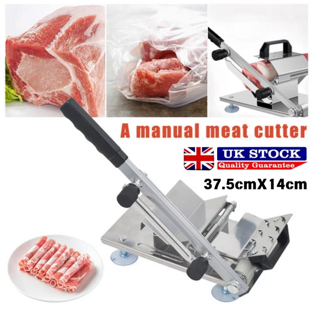 MANUAL MEAT CUTTER Frozen Beef/ Lamb/ Mutton Roll Food Sheet Slicer ...