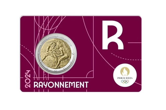 FRANCIA 2 EURO 2024 Conm. Olimpiadi Di Parigi 2024 - Su Coincard ...