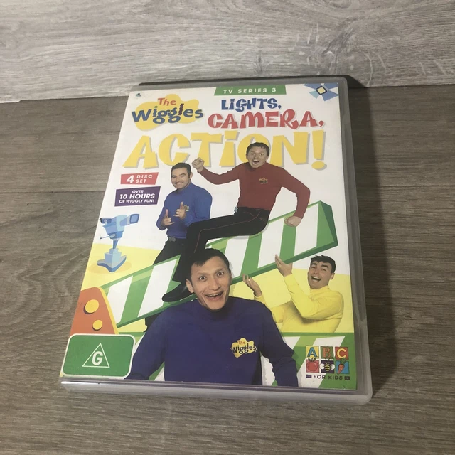 THE WIGGLES: TV Series 3 (Lights, Camera, Action!) - 2002 Oz RARE ABC 4 ...