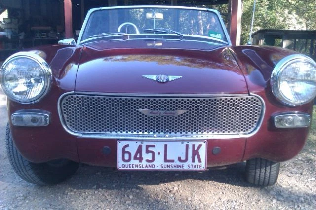 MG MIDGET AUSTIN Healey Sprite Stainless Front Grille Aha8098 Aha9925 ...
