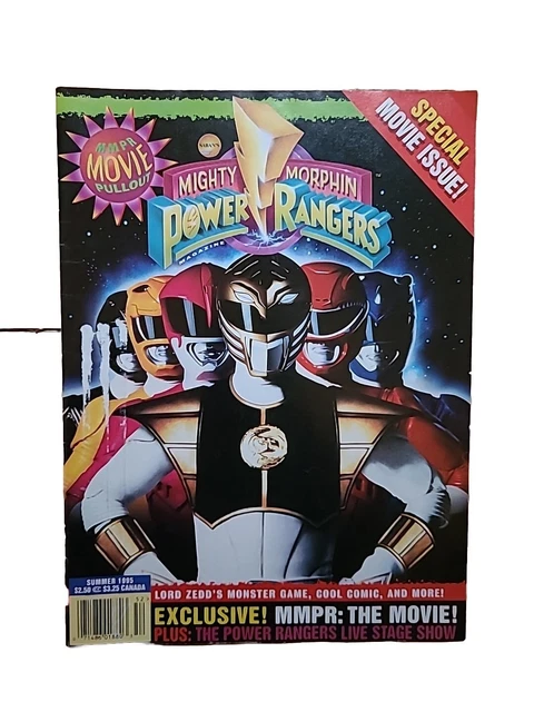 VINTAGE MIGHT MORPHIN POWER RANGERS Magazine Summer 1995 edition Rare ...
