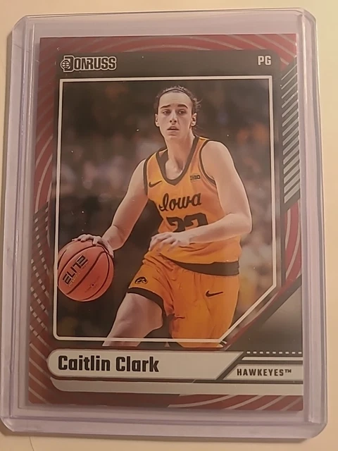2024 PANINI CAITLIN Clark Collection Donruss Red Foil Target Parallel ...