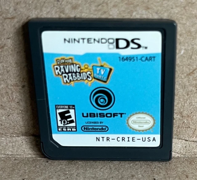 RAYMAN RAVING RABBIDS for Nintendo DS 2007 - Authentic Cartridge Only ...