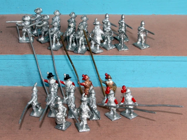 WARGAMES GARRISON miniatures 25mm english civil war infantry £14.99 ...