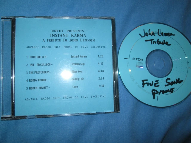INSTANT KARMA (A Tribute To John Lennon) Uncut UK Promo CD Sampler EUR ...