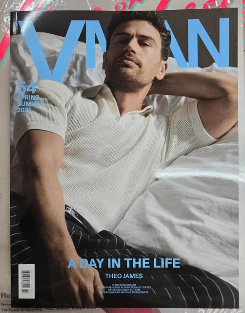 V MAN MAGAZINE-SPRING/SUMMER 2025-ISSUE 54-THEO JAMES-Brand New $17.28 ...