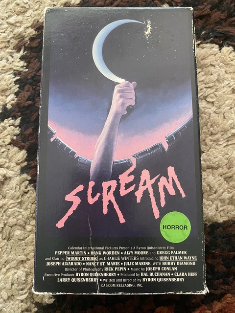 80'S SCREAM VHS Horror/Slasher Original Vestron Video Release Scary ...