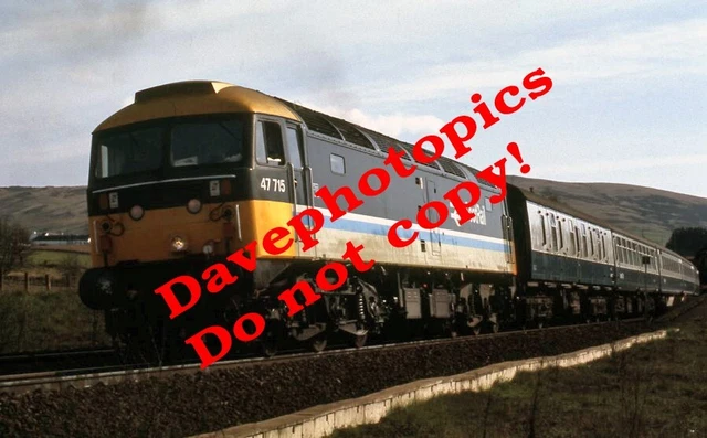 ORIGINAL 35MM Slide Train / Engine Railway / Scotland 47715 ...