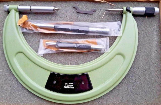 100 - 200MM MM GROOVED TREE SHAFT CENTESIMAL MICROMETER GROOVED £66.25 ...