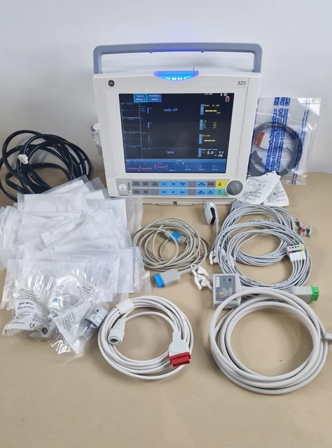 GE CARESCAPE B20 patient monitor with CO2 ECG SPO2 IBP NIBP TEMP module ...