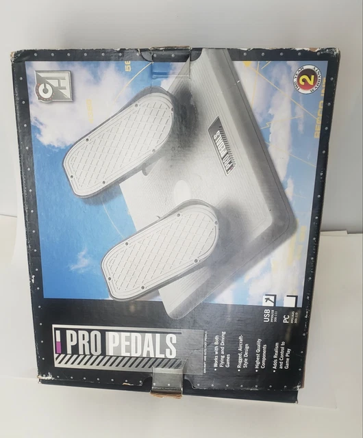 CH PRODUCTS PRO Pedals Serial Port PC Rudder Controller Flight ...