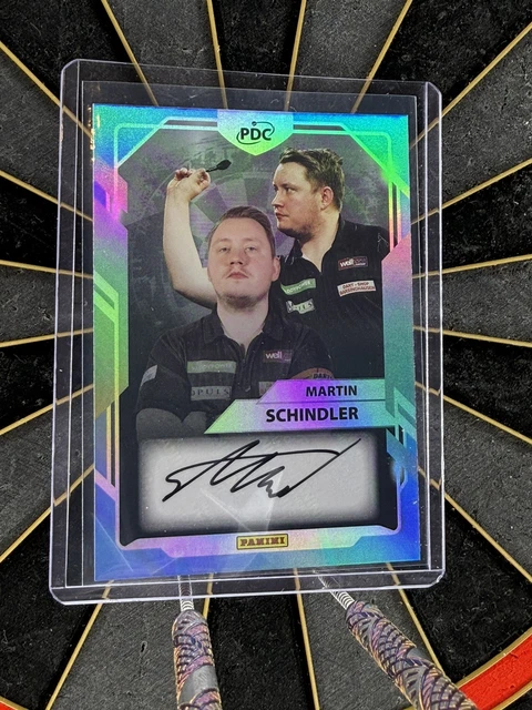 PANINI PDC WORLD Championship 2026 Martin Schindler Auto autograph 4/5 ...