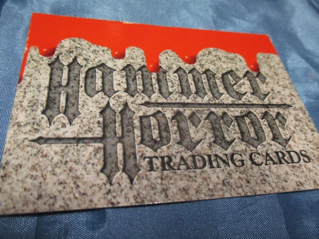 TRADING CARD , Hammer Horror , Checklist , Special - / Sammel Karte ...