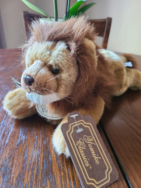 VINTAGE RUSS YOMIKO Classics Male Lion Soft Toy Stuffed Animal with ...