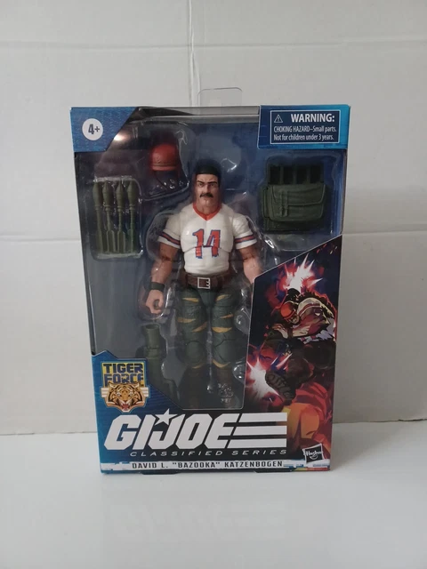 G.I. JOE CLASSIFIED Series David L. "Bazooka" arc de chat Tiger Force ...