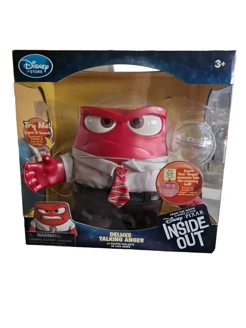 DISNEY STORE PIXAR Inside Out Deluxe Talking Anger Figure £39.99 ...