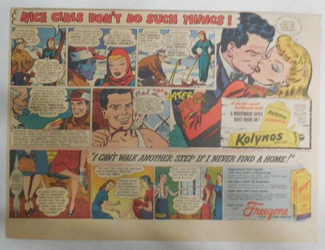 KOLYNOS TOOTHPASTE AD: Nice Girls Don't Do Such Things 1940's by Frank ...