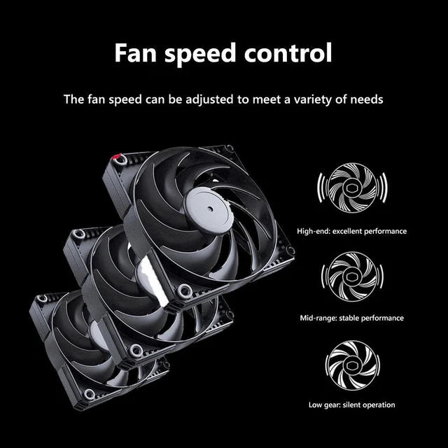 PHANTEKS 4PIN PWM PC Case Cooling Fan Hydraulic Bearing CPU Cooler ...