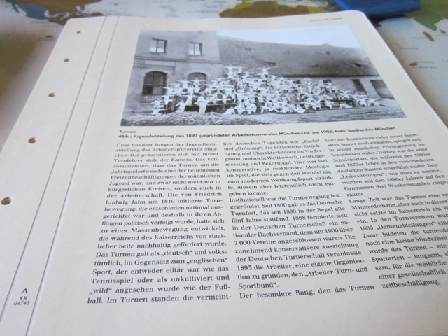 KAISERREICH ARCHIV N4 4745 Turnen Arbeiterturnverein München Ost 1905 ...