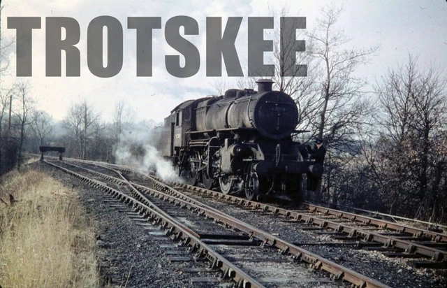 35MM SLIDE BR British Railways Steam Loco 43019 Class 4MT 1962 Original ...