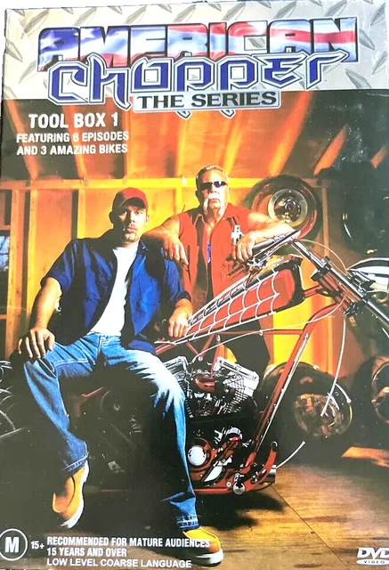 AMERICAN CHOPPER THE Series Tool Box 1 DVD 2003 3 Discs Box Set VGC ...