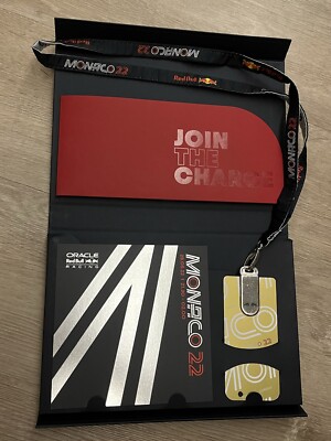 RARE 2022 MONACO Red Bull F1 VIP Pass Energie Station Sergio Perez ...