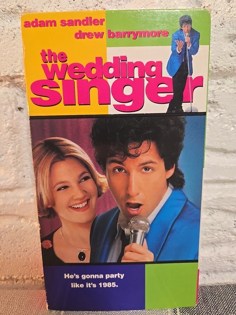 THE WEDDING SINGER 🎤 VHS 🎬 1998 Adam Sandler Drew Barrymore $9.97 ...
