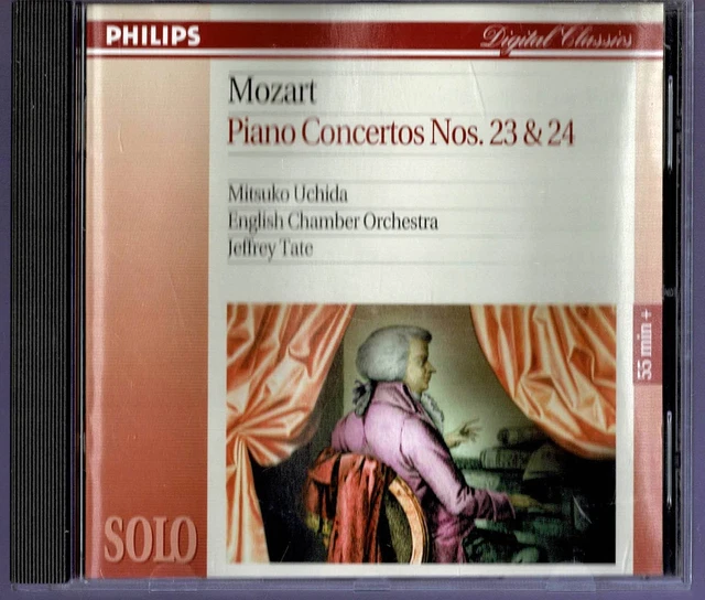 PHILIPS GERMAN PMDC Mitsuko Uchida - Mozart Piano Concerto 23 & 24 £4. ...
