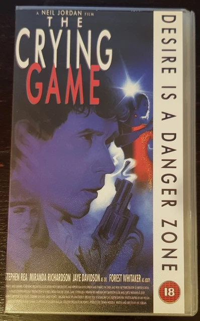 THE CRYING GAME VHS - UK PAL - Stephen Rea - Jaye Davidson - Neil ...