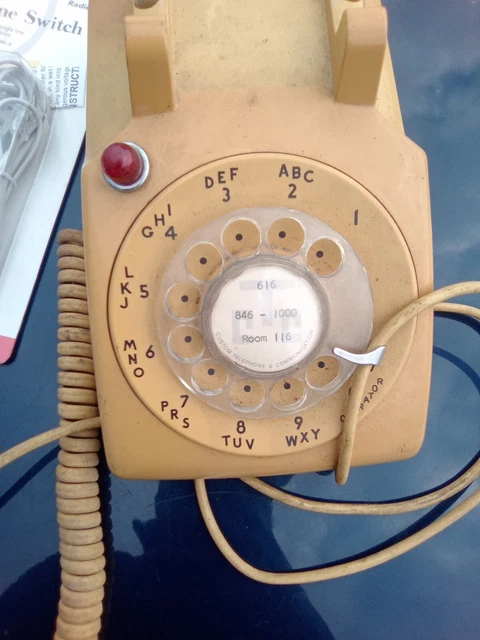 VINTAGE ITT ROTARY Dial Pad No Phone £19.60 - PicClick UK