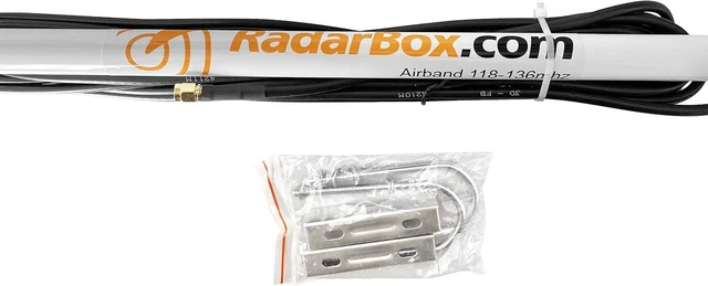 AIRNAV RADAR VHF Airband 118-136 MHz Outdoor Antenna with SMA Connector ...