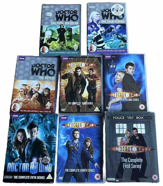 DOCTOR WHO: THE Complete 1st, 2nd, 3rd, 4th & 5th Series + Hartnell ...