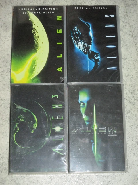 FOX ALIEN 1234 Video Sammlung - VHS/SciFi-Action/Sigourney Weaver/BOX £ ...
