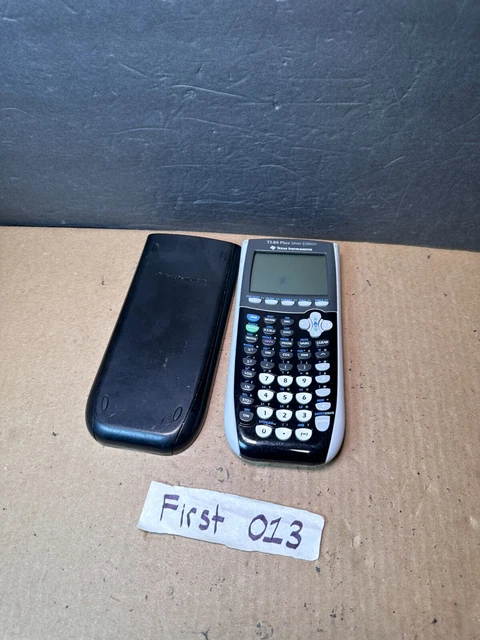 TEXAS INSTRUMENTS TI-84 Plus Silver Edition Graphing Calculator & Cover ...