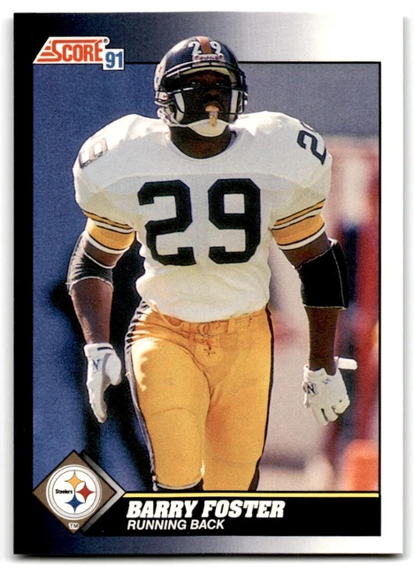 1991 SCORE BARRY Foster Pittsburgh Steelers #484 EUR 2,05 - PicClick FR