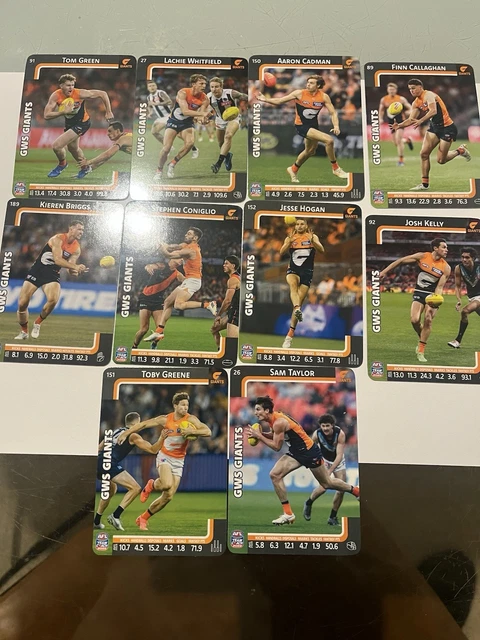 2025 AFL TEAMCOACH Common Team Set 10 Cards GWS Giants $2.00 - PicClick AU