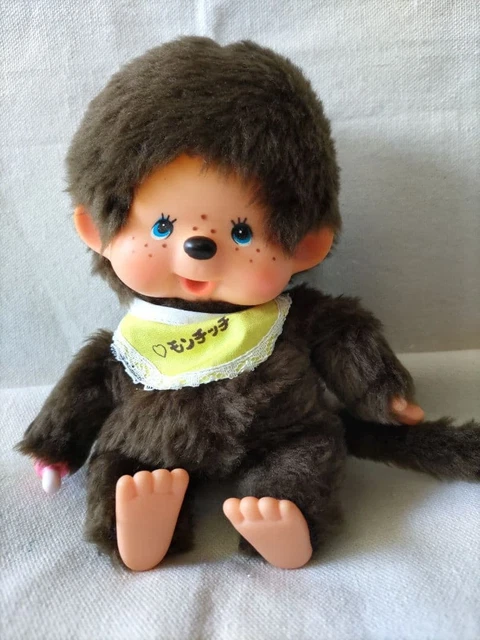 PELUCHE SEKIGUCHI MONCHHICHI First Gen Blue Eye 18 cm etichetta ...
