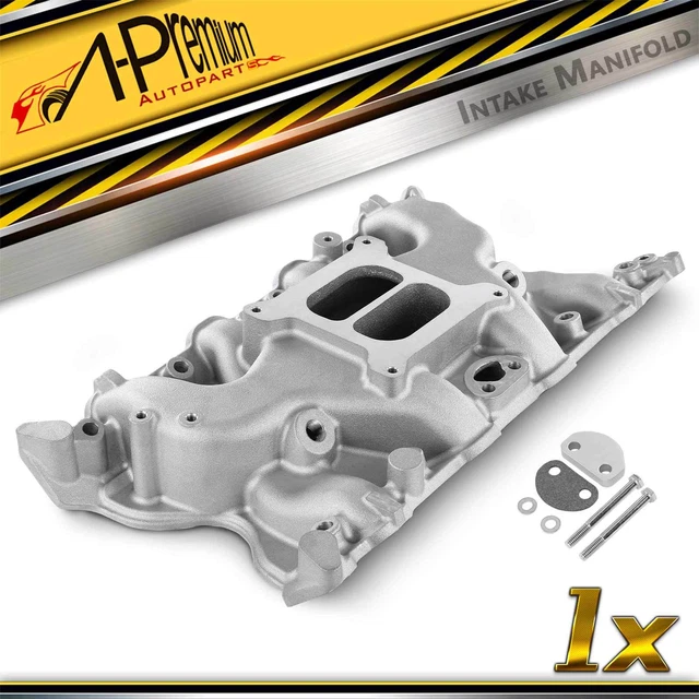 ALUMINUM DUAL PLANE Intake Manifold for Chevy 351C 351-2V Small Block ...