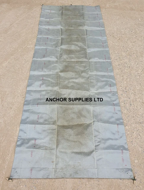 EX BRITISH ARMY NBC Ground Sheet Tent Ground Sheet / Tarp (still153) £ ...