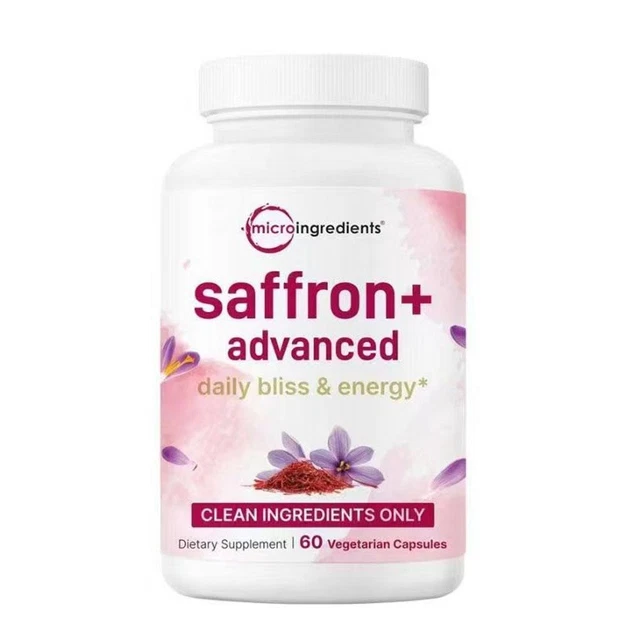 SAFFRON+ ADVANCED SUPPLEMENTS 60Veggie Capsules | 10in1 with Saffron ...
