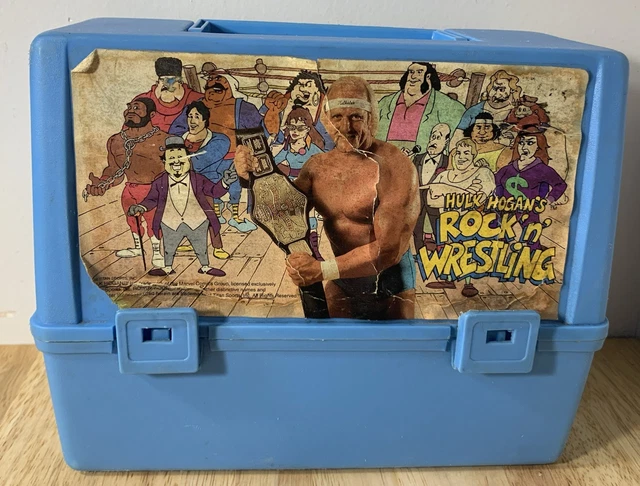 RARE VINTAGE HULK Hogan Blue Lunch Box, no Thermos $31.99 - PicClick CA