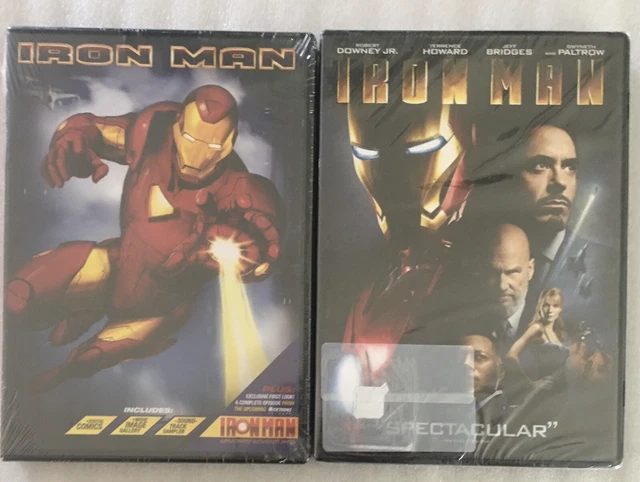 IRON MAN & Armored Adventures Sampler 2-DVD Lot NEW SEALED Marvel 2008 ...