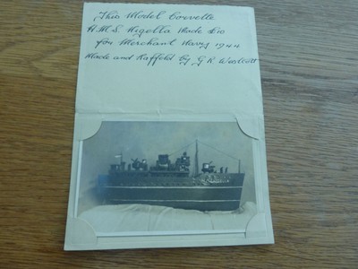 WW2 ORIGINAL PHOTO 1944 Cake Of Hms Nigella Raise Funds For Merchant ...