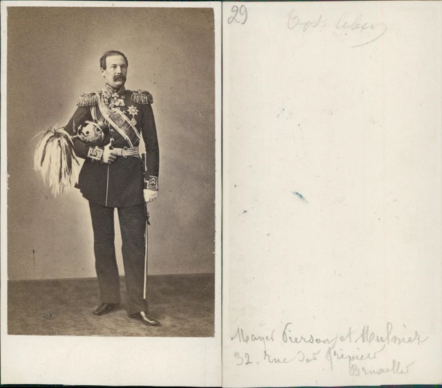 LE GÉNÉRAL ÉDOUARD Ivanovitch Totleben CDV vintage albumen.Édouard ...