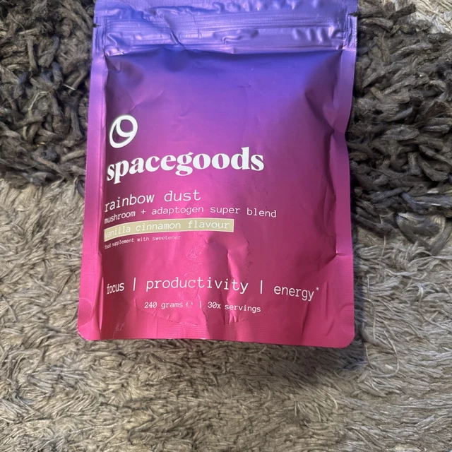 SPACEGOODS RAINBOW DUST Vanilla Cinnamon Flavour Mushroom Adaptogen ...