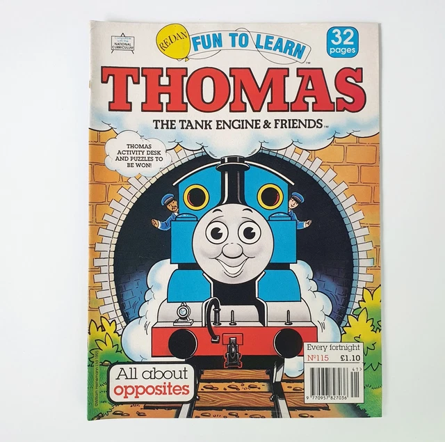 THOMAS THE TANK Engine Fun To Learn Magazine Issue 115 Comic 1995 £12. ...