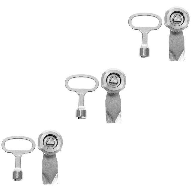 3 PACK SCHUBLADENSCHLÖSSER Mit Schlüssel Schrankschlösser Magnetische Kind EUR 20,15 - PicClick DE